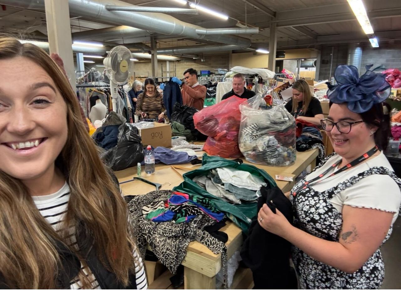 Swapping Spare Parts for Spare Clothes in First Charity Volunteering Day